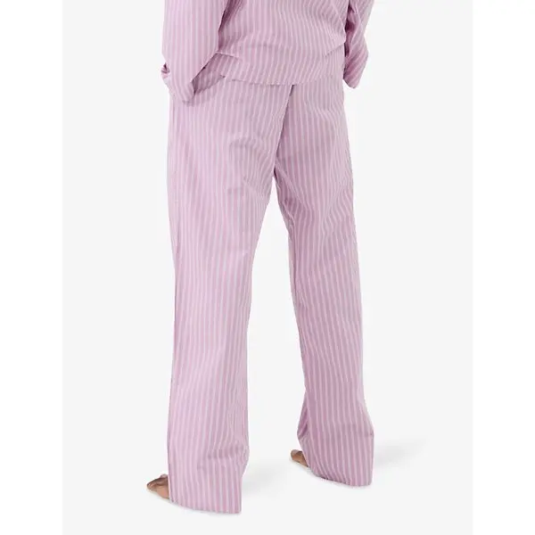 ブランド買蔵 Tekla Pants Purple Stripes 【公式通販】